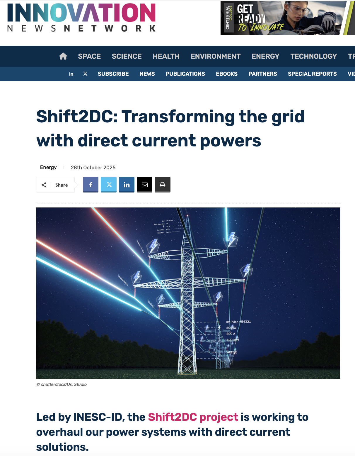 "Shift2DC: Transforming the grid with direct current powers" featured ...